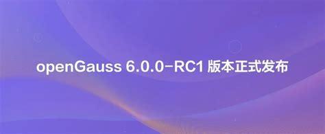 Opengauss 600 Rc1 版本正式发布orgopengaussopengauss Jdbc 601 Jar 包下载