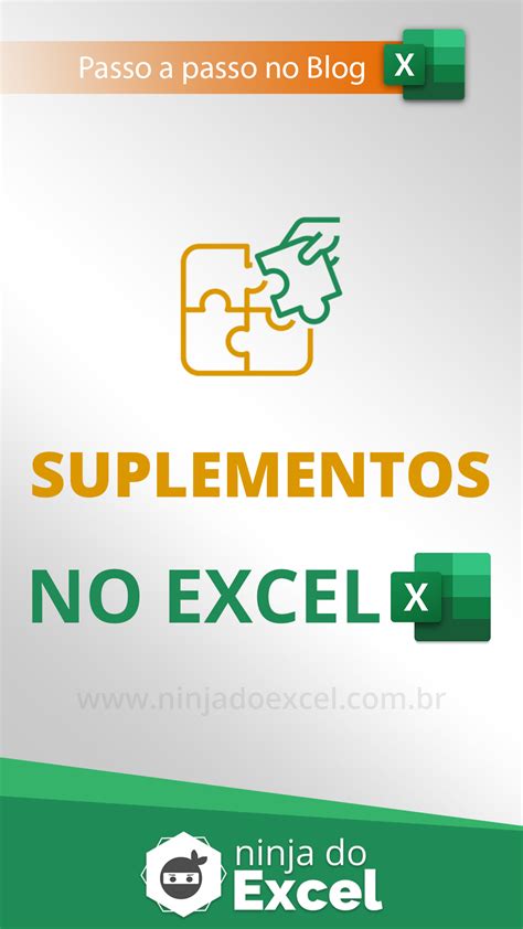 como obter suplementos no excel ninja do excel artofit