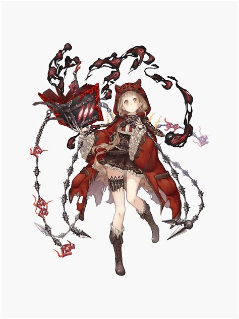 Sinoalice Red Riding Hood Sticker For Sale By Strawbewrisoda Redbubble