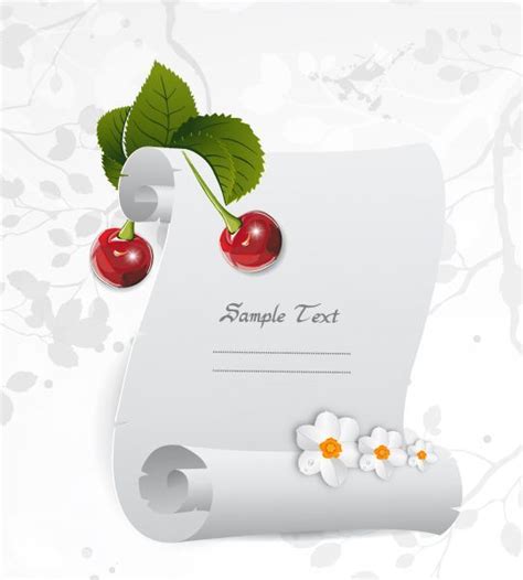 Abstract Scroll Vector Illustration Designious Christmas Background