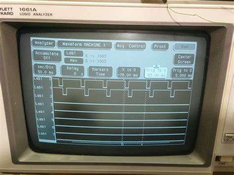 Hp Logic Analyzer 1661a פרויקט הנדסאי אלקטרוניקה