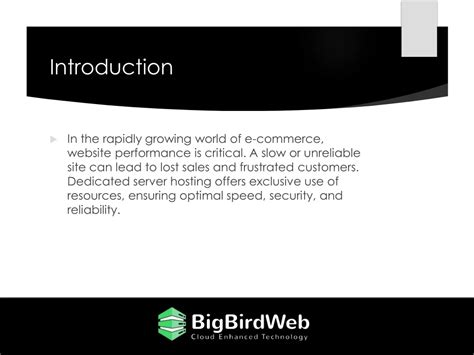 Ppt Maximizing Your E Commerce Potential With Dedicated Server Hosting Powerpoint Presentation