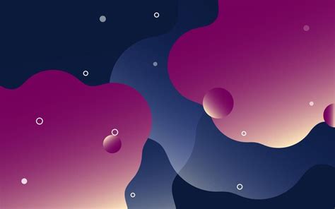 Premium Vector Floating Liquid Blobs Abstract Background