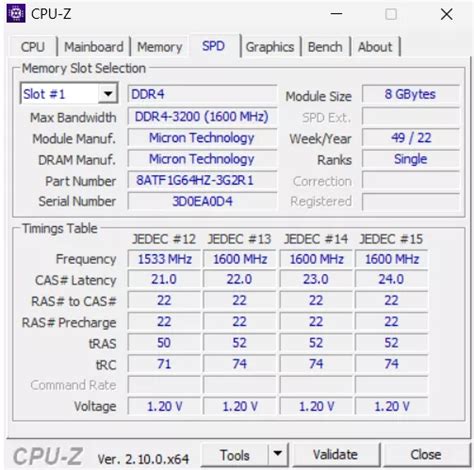 Как узнать частоту оперативной памяти на компьютере