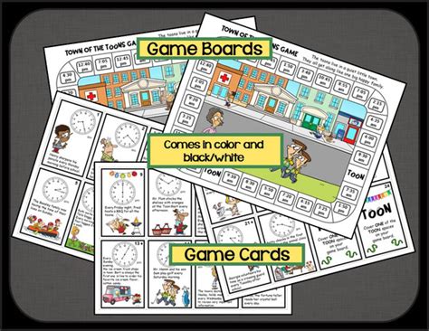 Telling Time Game Analog Clock Review Amped Up Learning