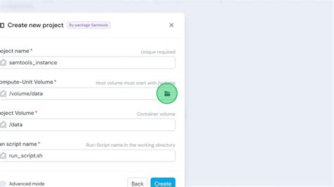 Create A Samtools Project Diphyx Docs