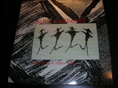 MUTANT SOUNDS BENE GESSERIT FASHION IS A DIRTY WORD LP BELGIUM