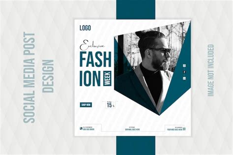 메가 패션 소셜 미디어 포스트 디자인 인스타그램 포스트 디자인 프리미엄 벡터
