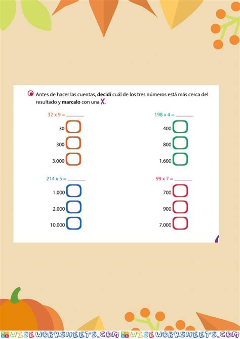 Algoritmo De Multiplicación Worksheet Online Wiseworksheets