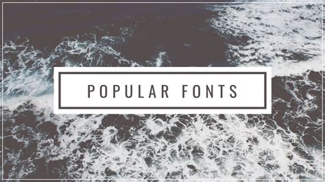 40 Popular Fonts Youtubers Use Youtube
