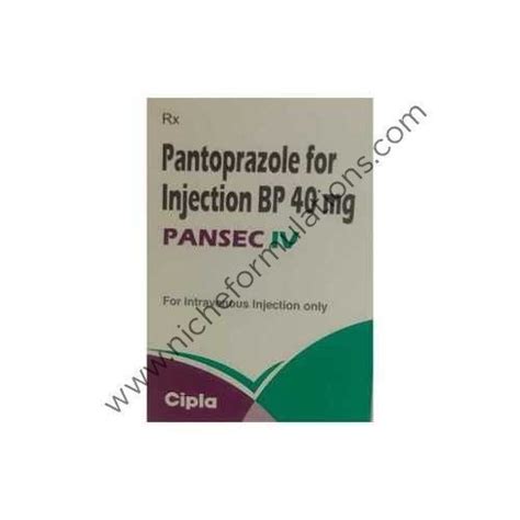 Pensec Iv Injection Niche Formulations