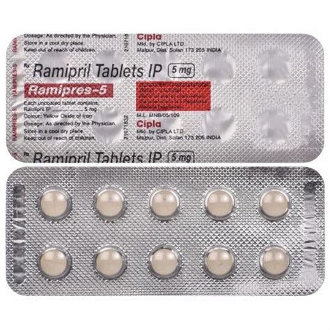 5mg Ramipres Ramipril Tablets At ₹ 200strip Cardace In Nagpur Id