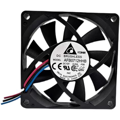Delta T Fan Delta Afb0712hhb Dc 12v 045a 2 Wires 3 Wires 4 Wires