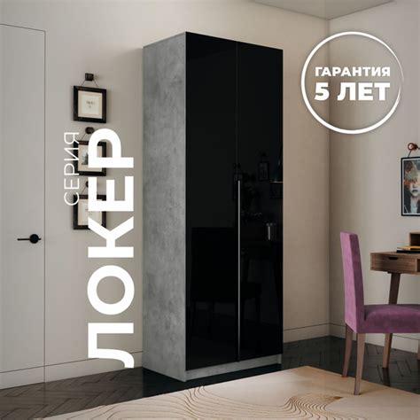 Шкаф распашной Е1 LCKSch, 81x52.5x220 см купить c доставкой на OZON по ...