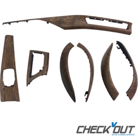 Bmw 3시리즈 전용 실내 인테리어 교체식 우드 트림 블랙우드 파인우드 F30 리우파츠