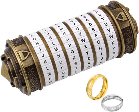 Cryptex Da Vinci Code Mini Cryptex Lock Puzzle Boxes With Hidden Compartments Anniversary