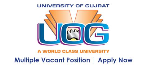 University Of Gujrat Jobs May 2025