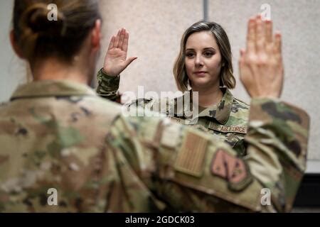 Us Air Force Staff Sgt Michelle Manhart Poses With The February