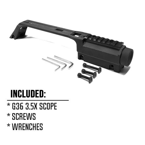 G36 Carry Handle 35x Scope With High Top Rail For Airsoft