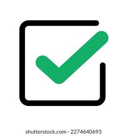 Input Box Filled Check Box Vector Stock Vector Royalty Free Shutterstock
