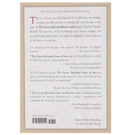 The Seven Spiritual Laws Of Success By Deepak Chopra Club Qigong