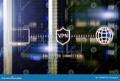 Virtual Private Network Vpn Data Encryption Ip Substitute Stock Image Image Of Connection