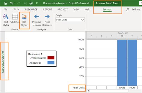 Management Yogi Understanding And Using Resource Graph View In Ms Project