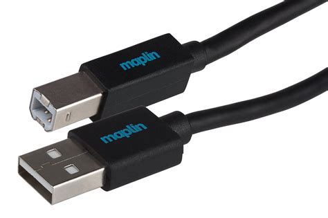 Maplin Usb A To Usb B Cable Black Cables Maplin Electronics