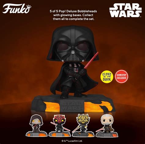 FUNKO POP Darth Vader Red Saber Series Mintinbox