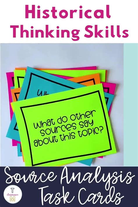 Primary Source Analysis Task Cards Artofit