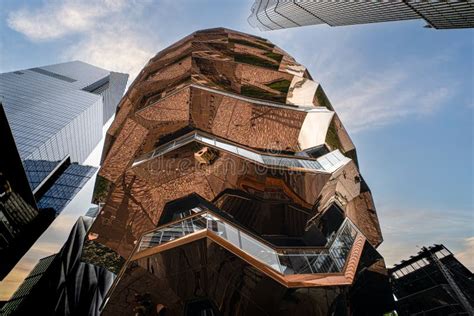 The Vessel Is The Public Space And Centerpiece Of The Hudson Yards On