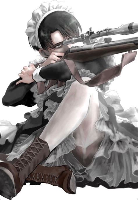 Maid Levi Maid Outfit Anime Attack On Titan Levi Levi Ackerman