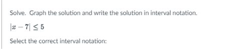 Solved Solve Graph The Solution And Write The Solution In Chegg Com