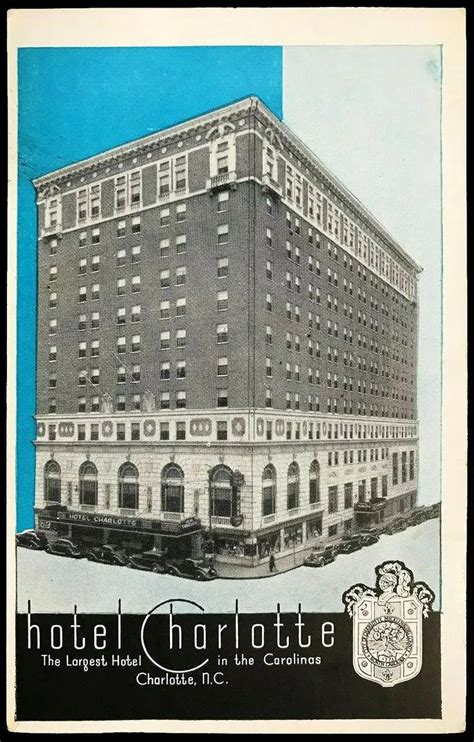 Hotel Charlotte Postcard 1930s Scrolller