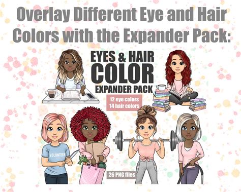 Curvy Girl Clipart Plus Size Girls Clipart Denim Girl Clip Etsy