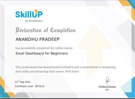 anandhu pradeep on linkedin exceldashboard datavisualization