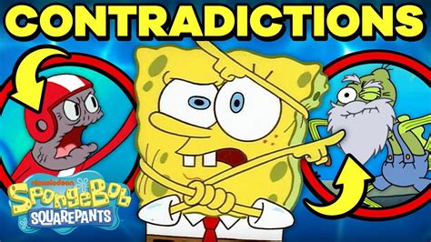 Contradictions And Continuity Errors You Never Noticed 👀 Spongebob Youtube