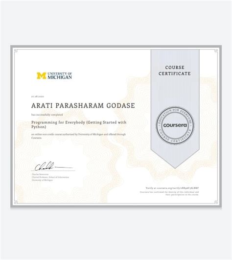 Arati Godase On Linkedin Pythonforeverybody Pythonprogramming Coursera