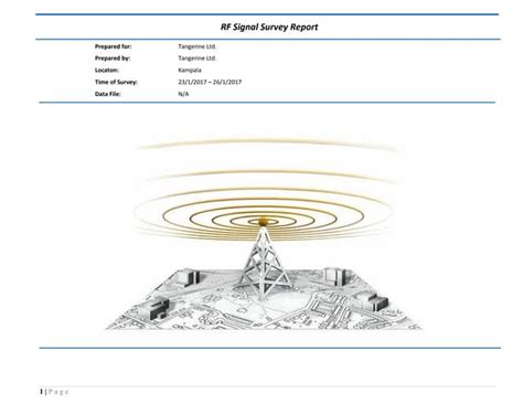 Signal Survey Report Ppt
