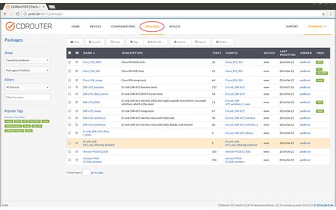 An Overview Of The Analyze Button In Cdrouter Ui Qa Cafe Support