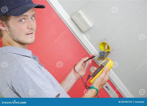 No Power From Outlet Stock Photo Image Of Worker Voltage