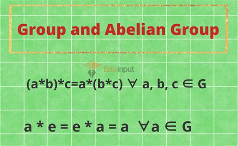 What Is Group And Abelian Group