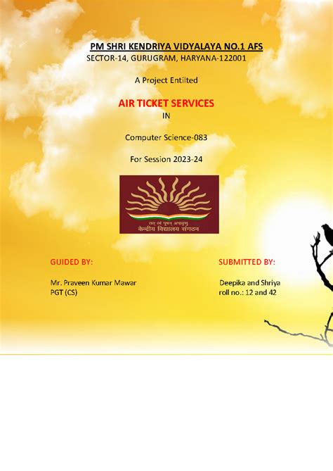 Python Project Pdf Wewudgow Pm Shri Kendriya Vidyalaya No Afs