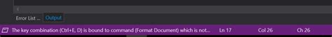 Cannot Format Code On Visual Studio When Using Typescript Stack Overflow
