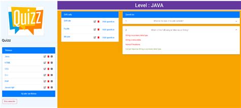 Quiz Project With Spring Boot And Angular Part 1