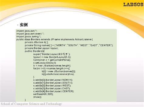 1 Javagui Java Awt Flow Layout Border Layout