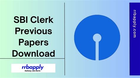 Sbi Clerk Previous Papers Download Questions Paper Pdf