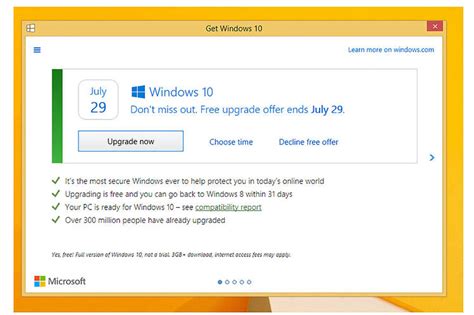 Microsoft Rolls Out Gentler Less Confusing Windows 10 Upgrade Message WSJ
