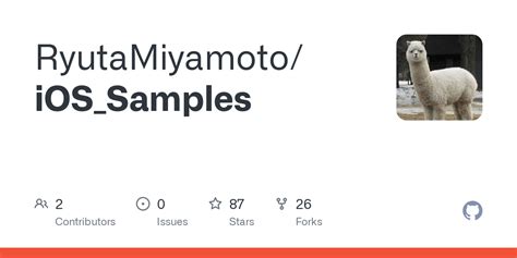 GitHub RyutaMiyamoto IOS Samples
