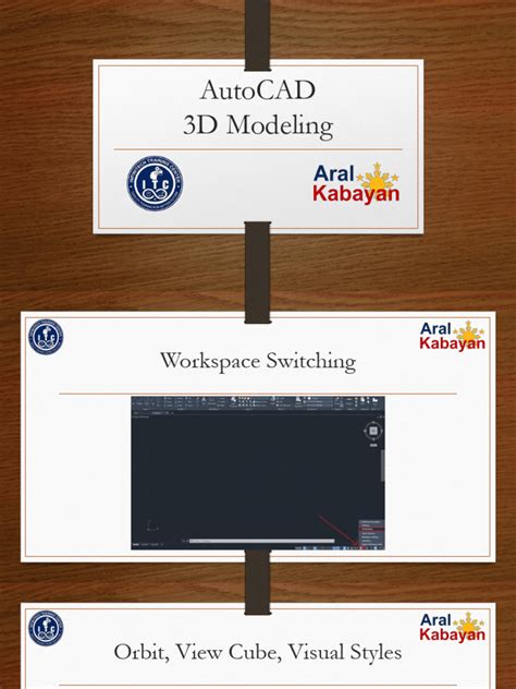 Basic Autocad 3d Modeling Pdf